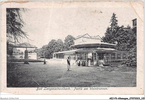 AEJP3-0234 - DEUTSCHLAND - BAD LANGENSCHWALBACH - TEIL AM WEINBRUNNEN ...