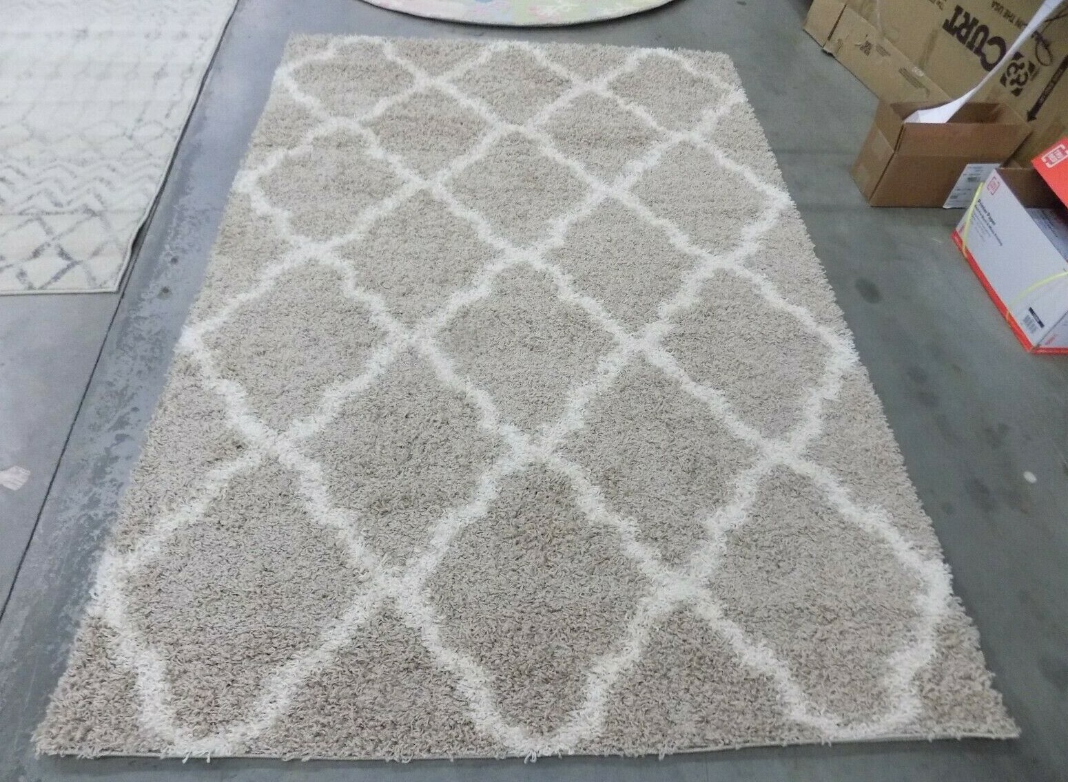 IVORY 5'-1" X 7'-6" Loose Threads Rug, Reduced Price 1172600225 ...