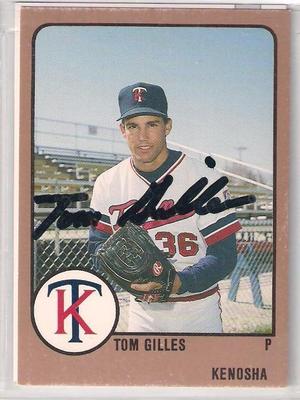 Minnesota Twins TOM GILLES autographed 1988 Kenosha Twins | eBay