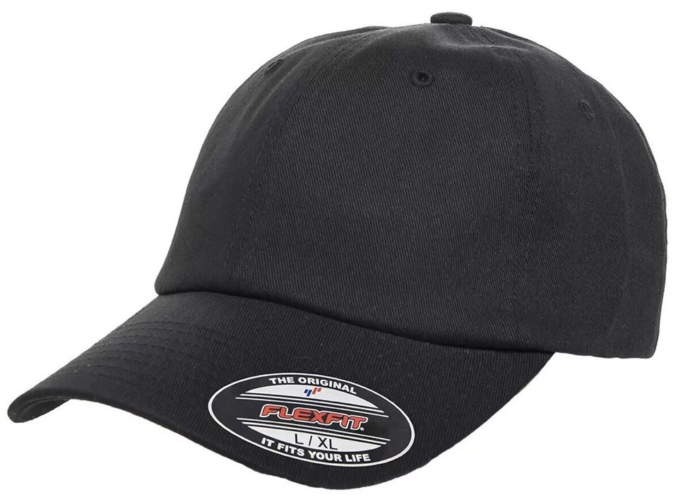 FLEXFIT Classic ORIGINAL 6-Panel Fitted Baseball Cap HAT S/M L/XL XXL ...