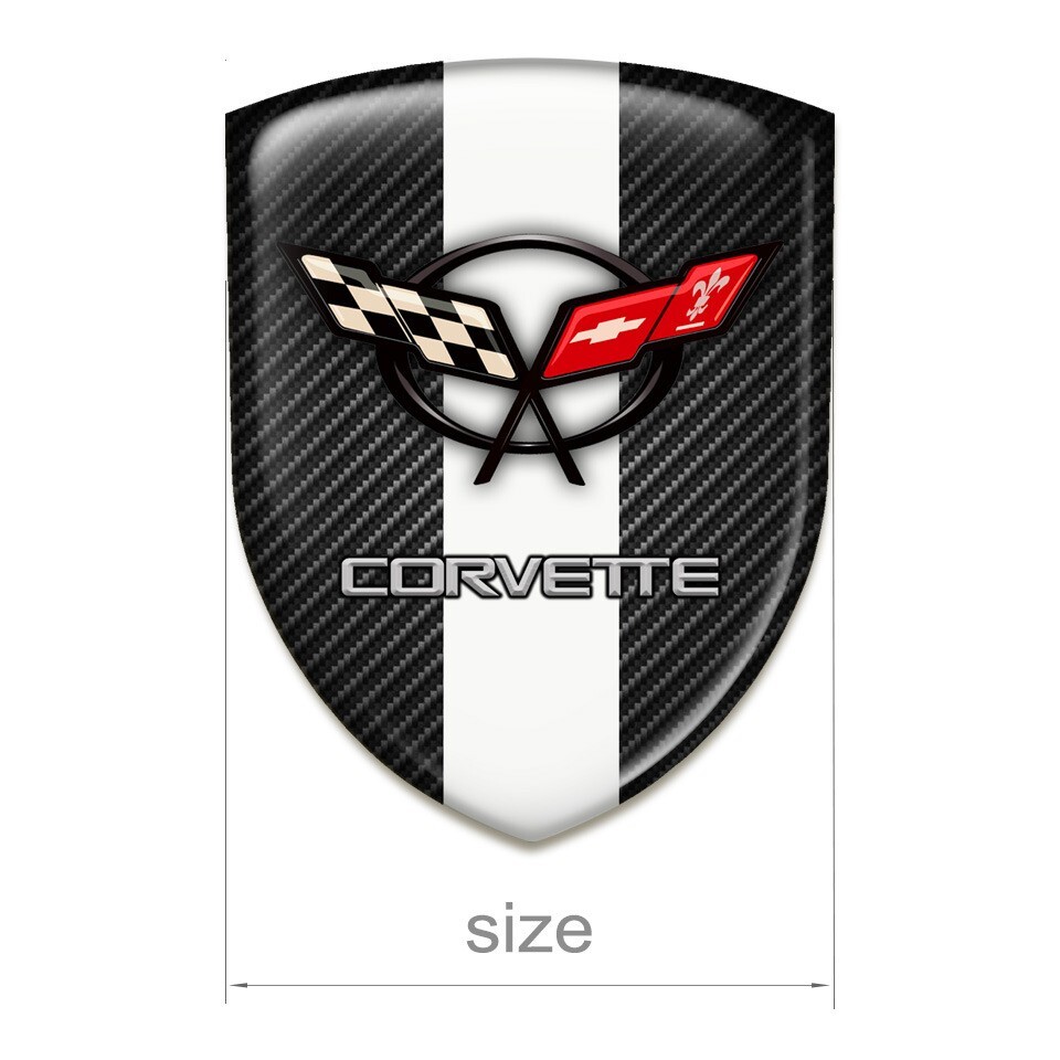 Corvette C5 Sticker | Fender Badge Decal | Side Logo Trunk Bumper ...