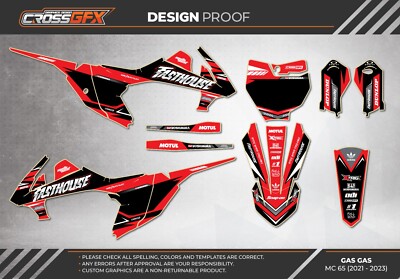 2021 2022 2023 MC 65 Graphics Kit for GAS GAS 65MC MC65 GASGAS Decals ...