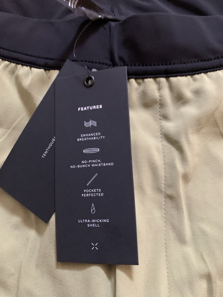 Ten Thousand Men 7 In Interval Liner Active Shorts Fitness Sage Large ...