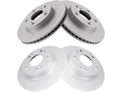 Front and Rear Brake Rotor Set For 2012-2013 Honda Civic NC122SV Brake ...