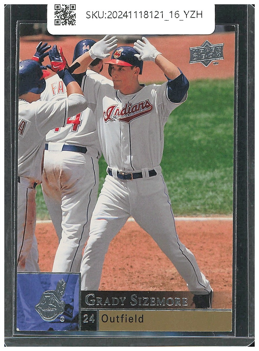 2009 Upper Deck 2009 Upper Deck Baseball Series 1 Grady Sizemore #107 ...