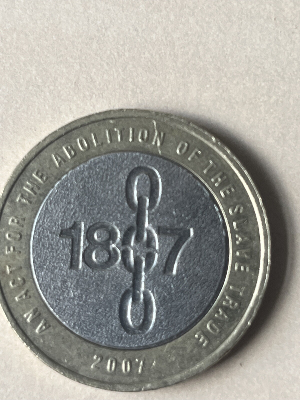 2 POUND COIN (1807) ABOLITION OF SLAVERY 2007 RARE MINT 3 Errors | eBay UK