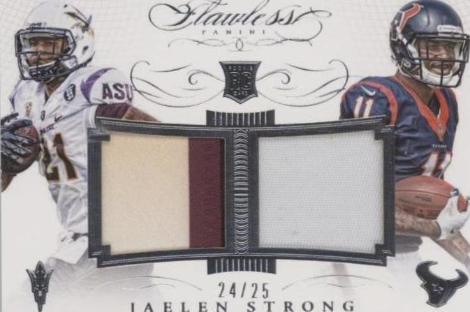 2015 Panini Flawless - Rookie College/Nfl Dual Patches Jaelen Strong # ...