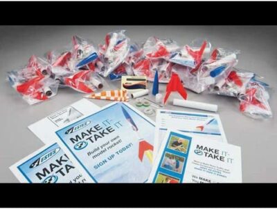 Estes - Build N' Blast Event Flying Model Rocket Bulk Pack (25 Rocket ...