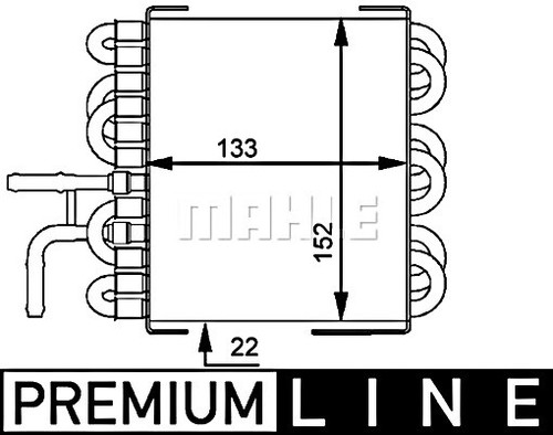 MAHLE Fuel Radiator For MERCEDES W203 00-07 2035010001 | eBay