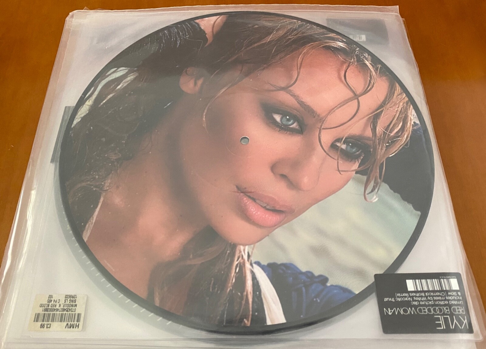 KYLIE MINOGUE "Red Blooded Woman" RARE UK LIMITED EDITION 12" PICTURE ...