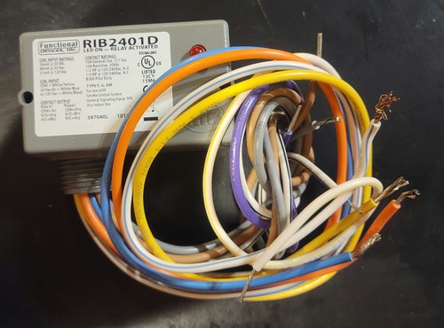 RIB 2401D Enclosed Relay, Manufactured by Functional Devices Inc. Used ...
