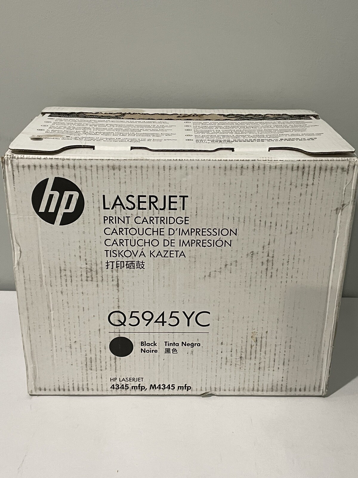 HP Q5945YC Black 45A Original Toner 23,500 Pages LaserJet MFP 4345 New ...