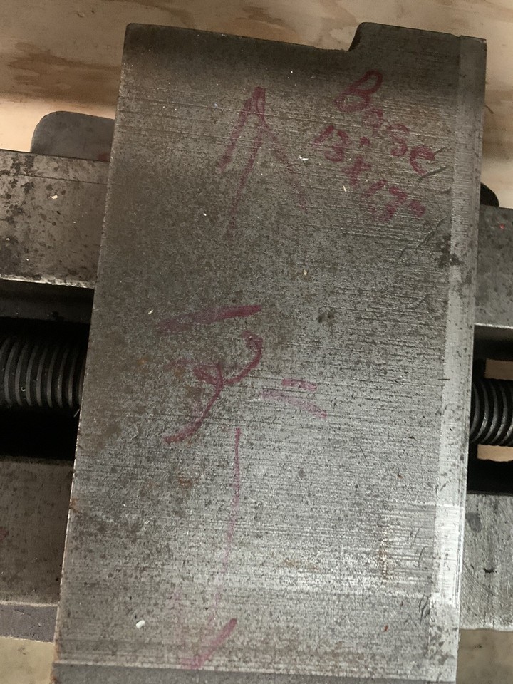 Big Machine Vise Full Open 16" x 12" Wide Swivel Base Radial Arm Drill ...