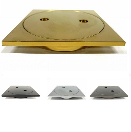 Inspection Outlet Cover 110 x 110mm Clear out waste - Chrome ,Matt ...