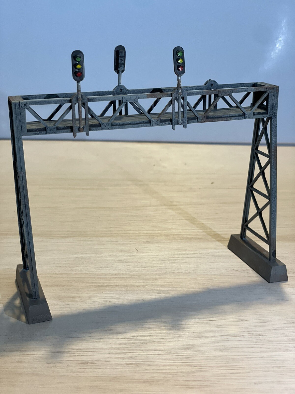 HO Signal Railroad Signal Bridge Custom | eBay