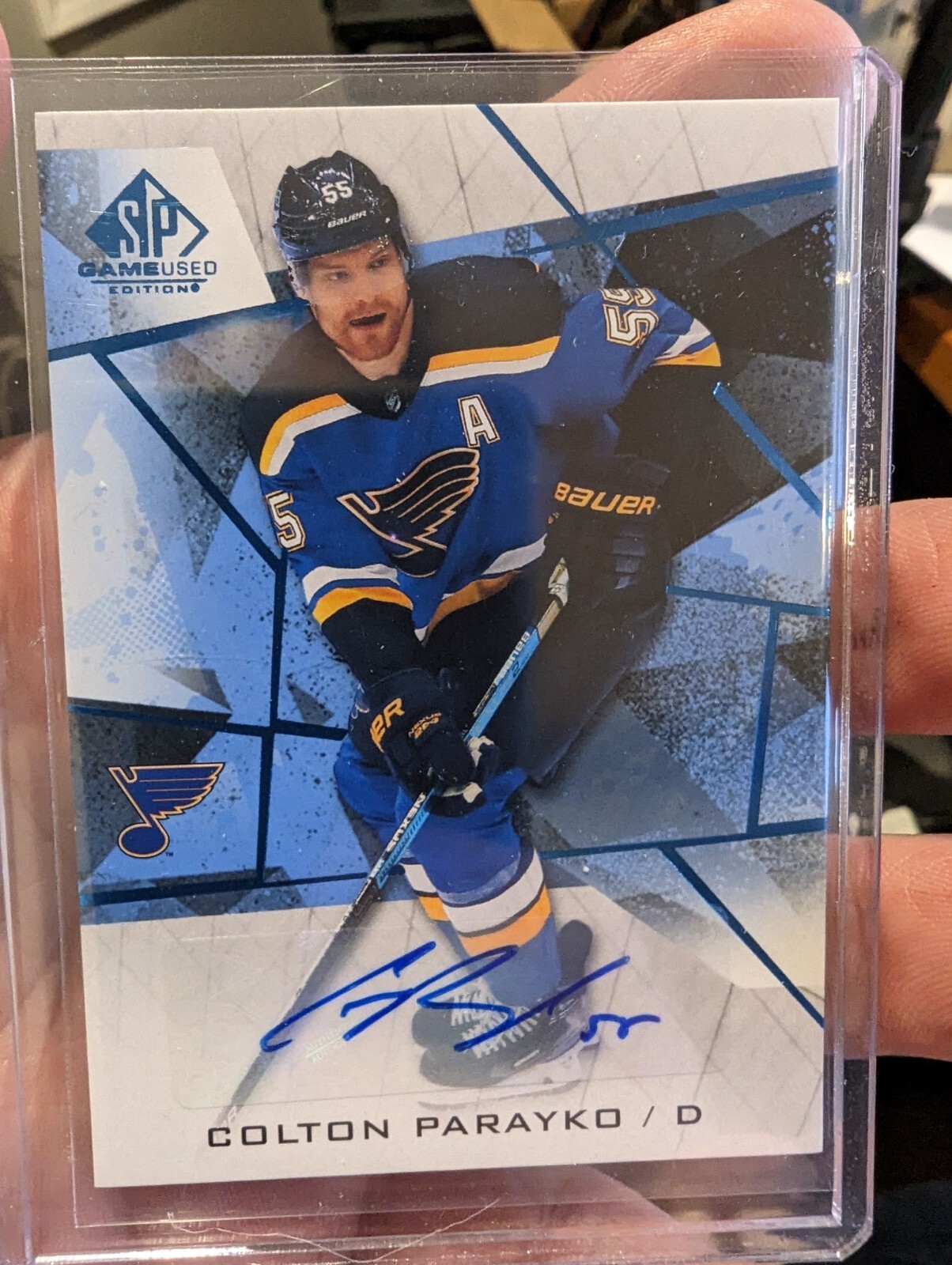 2021-22 SP Game Used Colton Parayko Auto Blues Autograph | eBay
