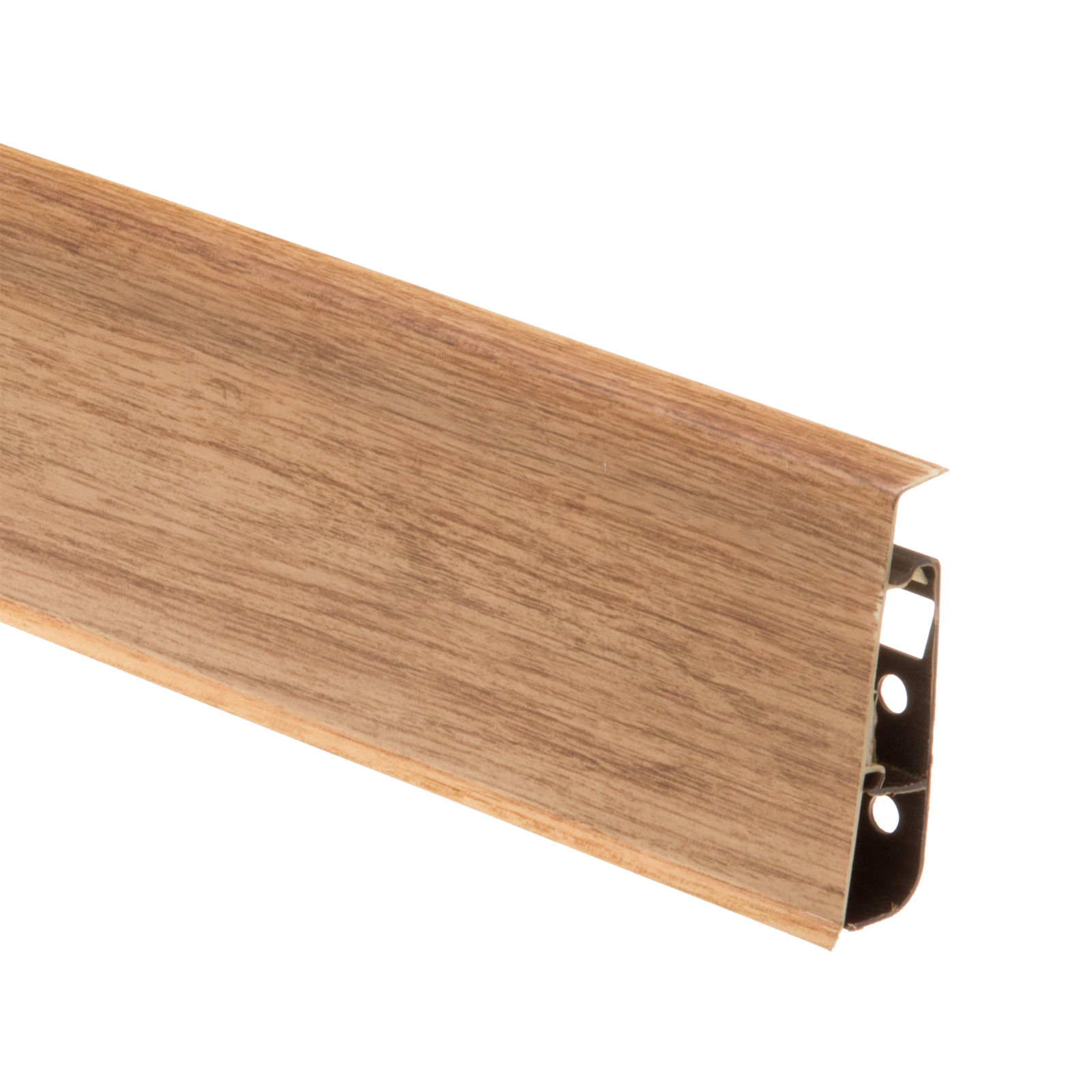 PVC Skirting Board Cable Cover 2.5m Flexible Edge 75mm Various Colours ...