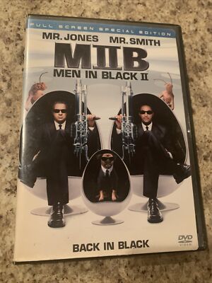 Men in Black II (DVD, 2011) Will Smith & Tommy Lee Jones DVD Movie Full ...