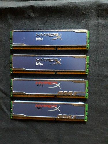 Mémoire Ram Kingston DDR3 hyperx blu pc3-10666 cas9 4 x 2Go ( 8Go ...