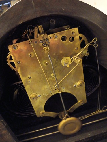 Gilbert Clock Co 1807 - Tambour Style Mantle Clock Not Tested Parts ...