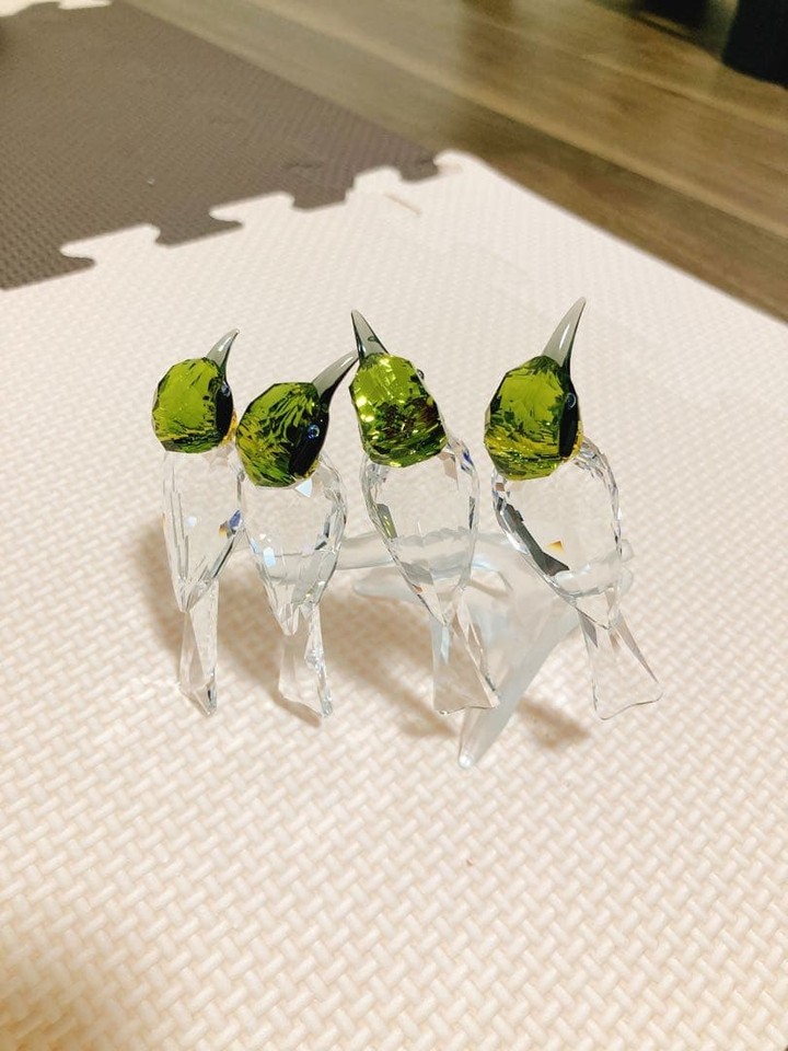 Swarovski Crystal Bee-eater bird object Figurine Ornament mzmr | eBay