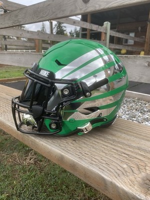OREGON DUCKS RIDDELL SPEEDFLEX GREEN CANDY & CHROME FOOTBALL HELMET | eBay