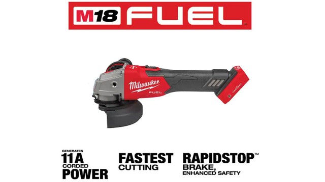 Milwaukee 2883-20 M18 FUEL 4-1/2"/5" Grinder w/ONE-KEY Slide (Tool Only ...