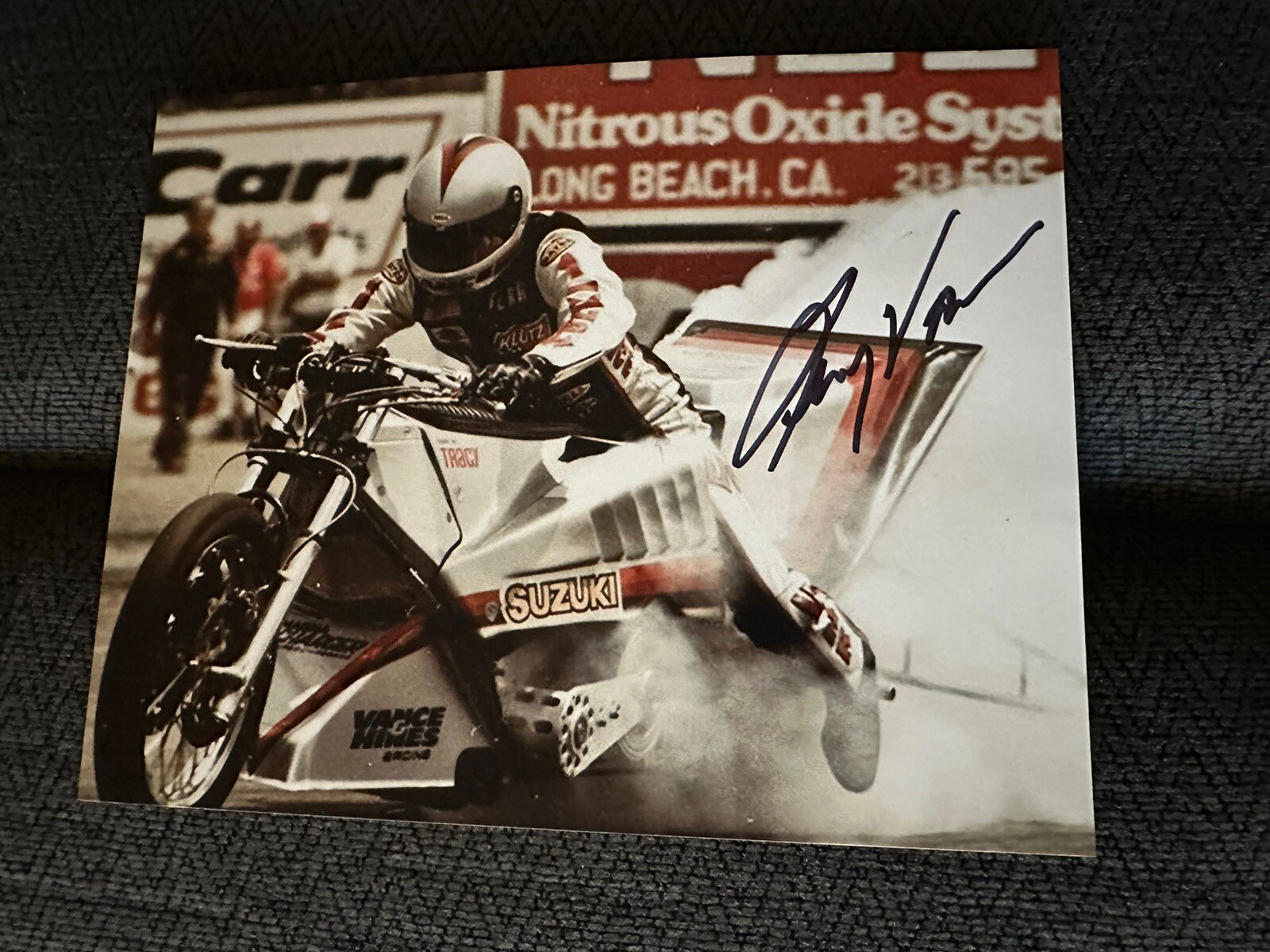 Terry Vance Signed 8 X 10 Photo Nhra Drag Racing Legend Autographed | eBay