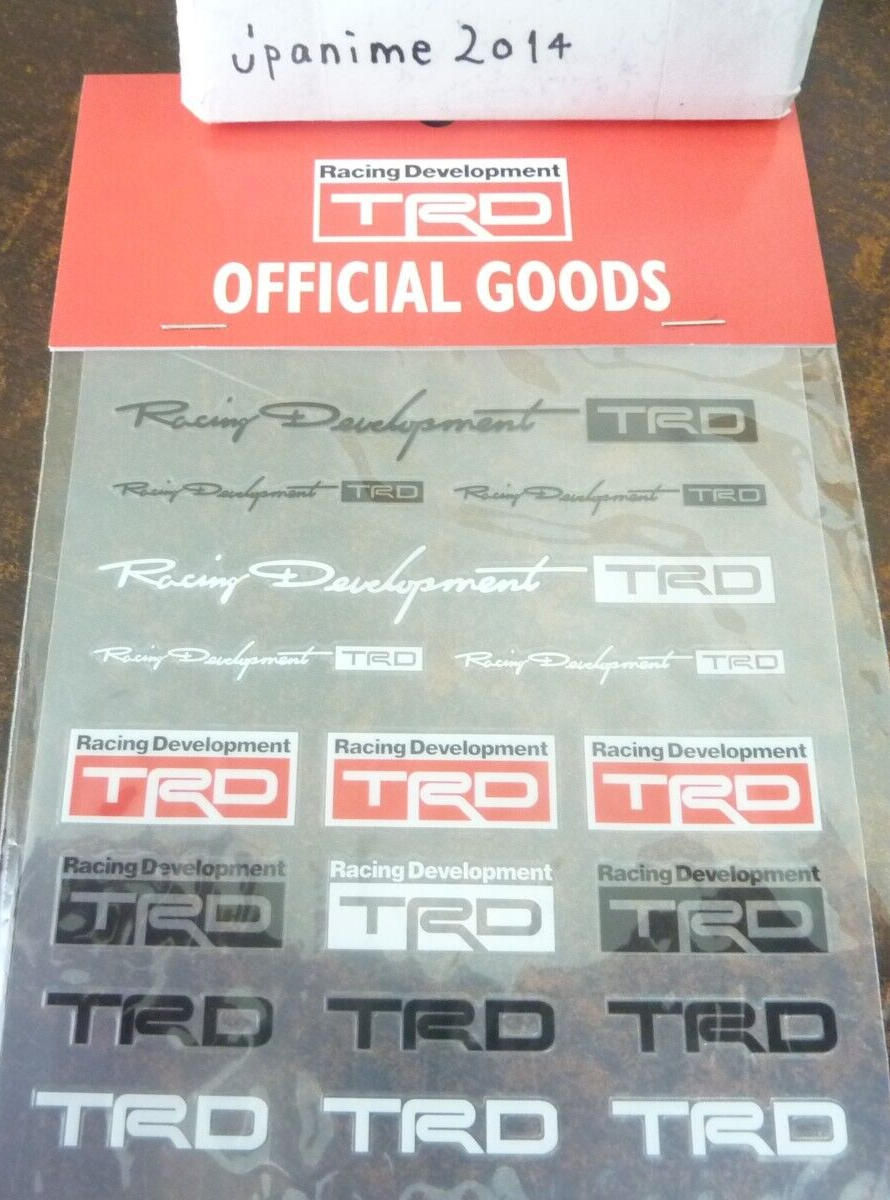 Genuine Toyota TRD Racing Development Car Sticker Decal 08231-SP182 | eBay