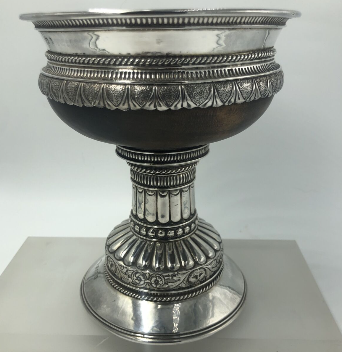 Arts & Crafts Silver Standing Mazer A E Jones Tudor Cup Birmingham 1921 ...