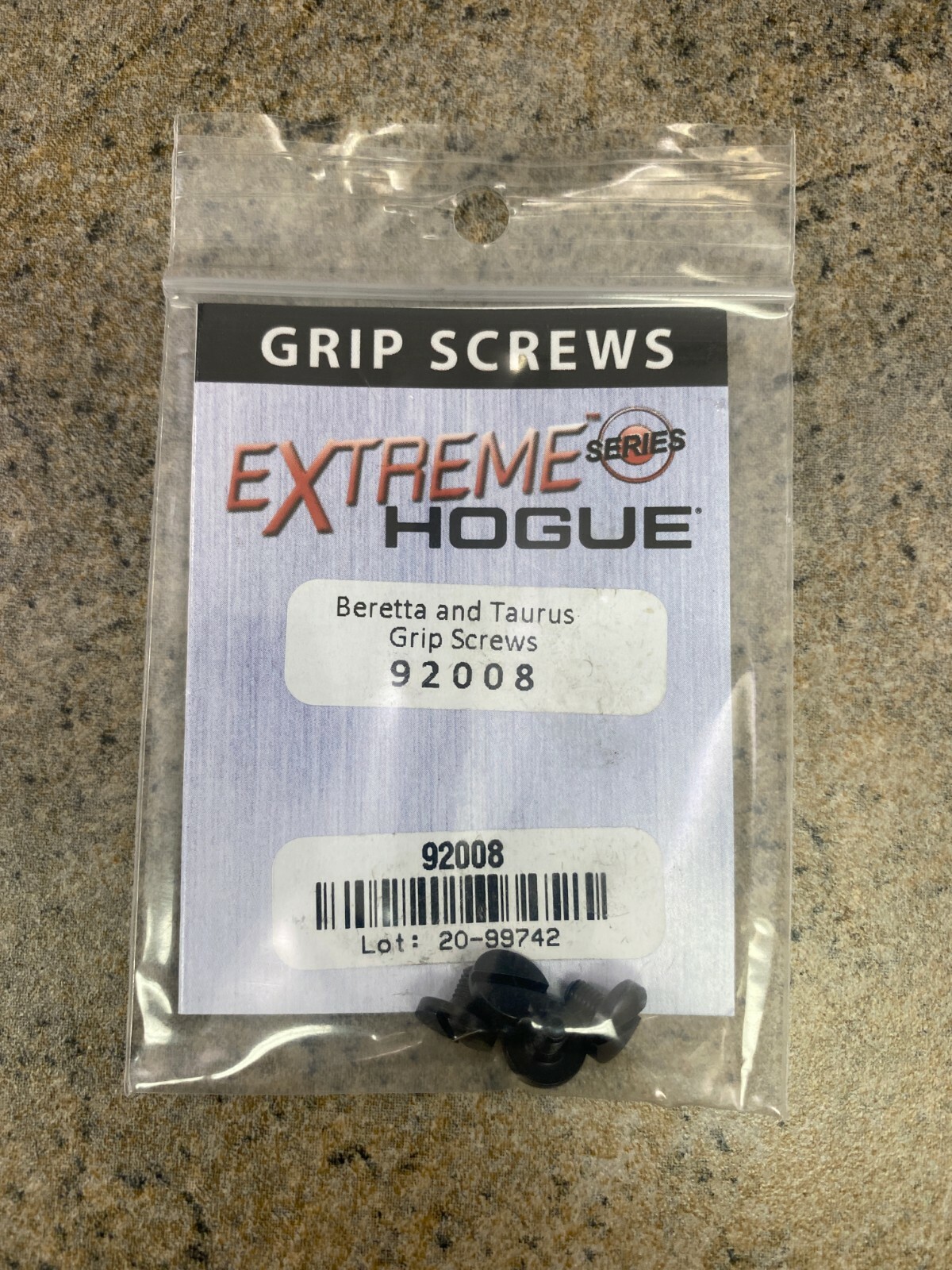 Hogue Beretta 92 & Taurus Pt92 Grip Screws per 4 Slot Black for sale ...