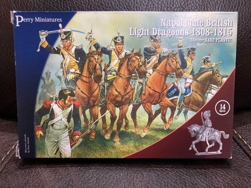Perry Miniatures Napoleonic British Light Dragoons 1 Sprue 3 Figures ...