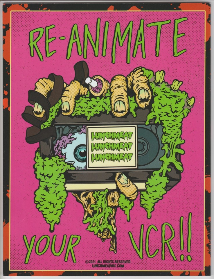 Lunchmeat VHS Magazine #10 (Spring 2021) Cult Classics The Ghosting ...