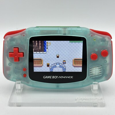 Nintendo Game Boy Advance GBA iPS Backlight Backlit LCD Console Blue ...