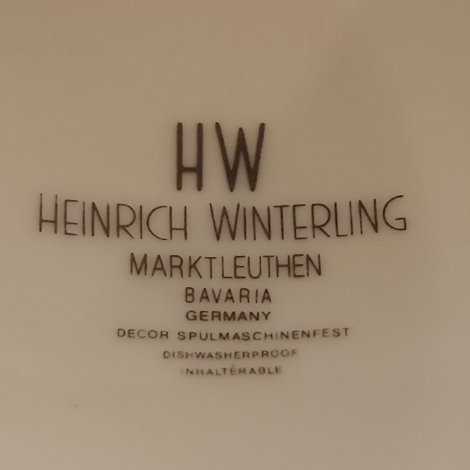 HW Heinrich Winterling Marktleuthen Bavaria Germany Teapot | eBay