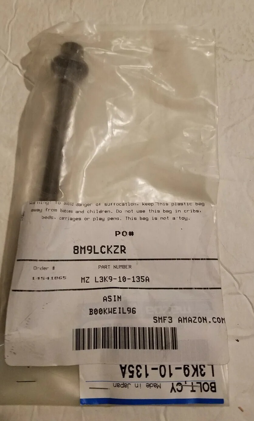 L3k9-10-135a Genuine OEM Head Bolt Set Mazda L3k9 L3-vdt DISI ...