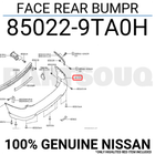 850229TA0H Genuine Nissan FACE REAR BUMPR 85022-9TA0H | eBay
