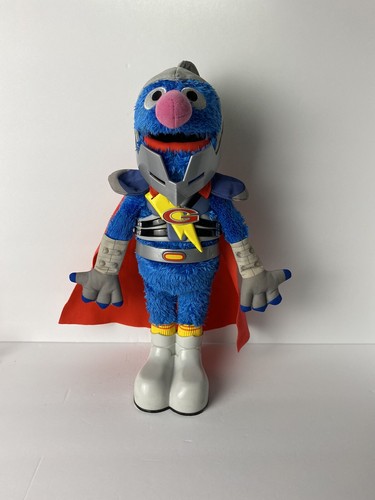 Sesame Street Flying Super Grover 2.0 Interactive Talking Plush Toy ...