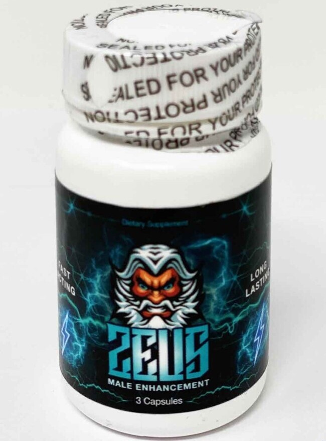 Zeus Plus 1600mg Male Sexual Enhancement 3Ct Bottle Pill | eBay