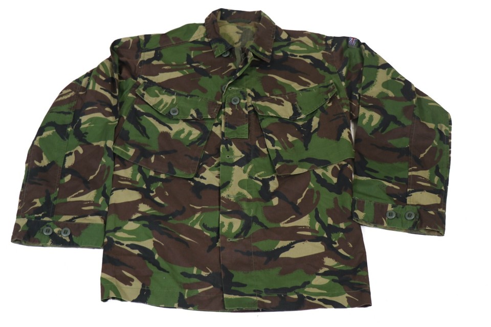 Large Reg (180/104) British Woodland DPM Jacket Shirt Uniform Army ...