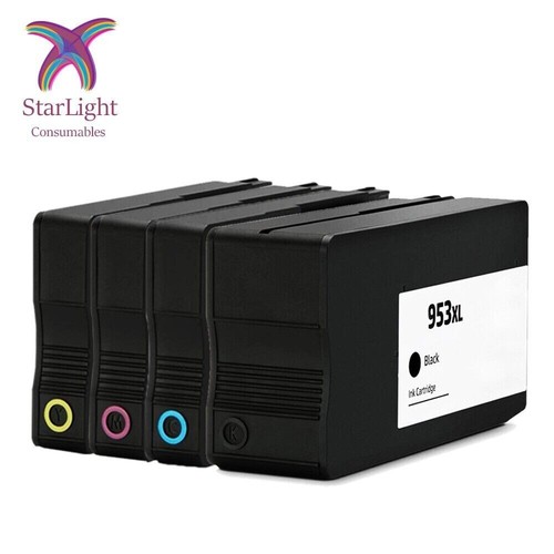 4 Ink Cartridge 953XL For HP OfficeJet Pro 7700 7720 7730 7740 WF 8200 ...