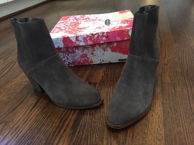 Chinese Laundry New Women's Shoes Booties Gray Suede Leather, Size 8.5 ...