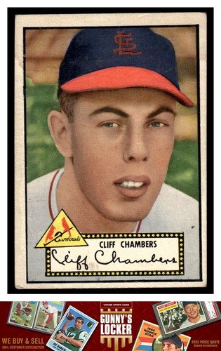 1952 Topps Cliff Chambers #68 St. Louis Cardinals | eBay