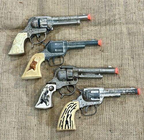 Lot/4 Vtg Capguns Damaged For Repair HUBLEY KUBAN WILD BILL TEXAN JR | eBay