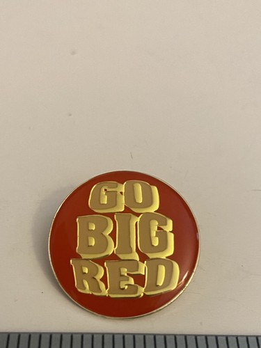 Vintage Go Big Red Lapel Pin P19 | eBay