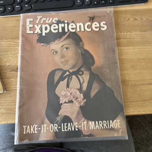 Lot of 2 Romance Magazines TRUE EXPERIENCES 1941 & 1945 | eBay