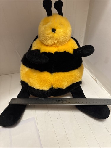 Unipak Plumpee Bee 12” Plush Bumblebee Weighted Stuffed Animal Toy ...