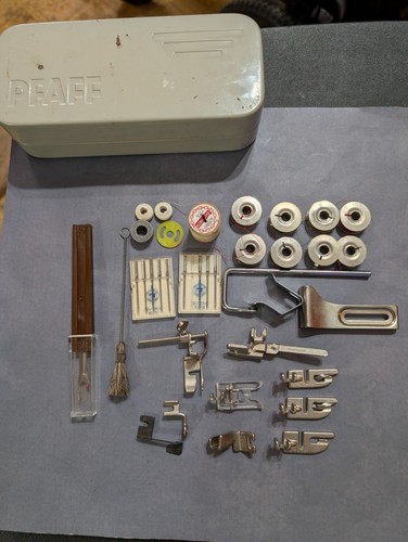 Vintage Pfaff Sewing Machine Accessory Lot With Original Case | eBay