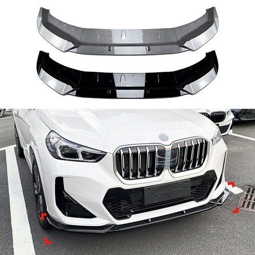 Car Front Bumper Splitter Lip Kit For BMW X1 U11 U12 M Sport 2023-2024 ...