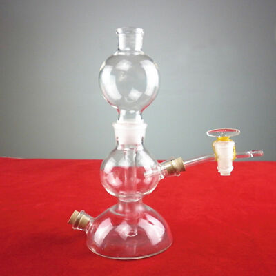 1 Pc. New 125ml Mini Kipp Gas Generator Kipp's Apparatus Lab Glass ...